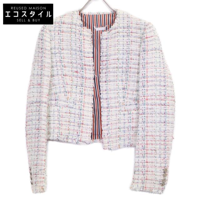 THOM BROWNE トムブラウン ジャケット 38 ホワイト レディース