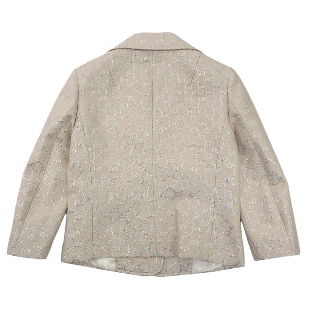 GUCCI グッチ ジャケット 38 アイボリー/シルバー レディース