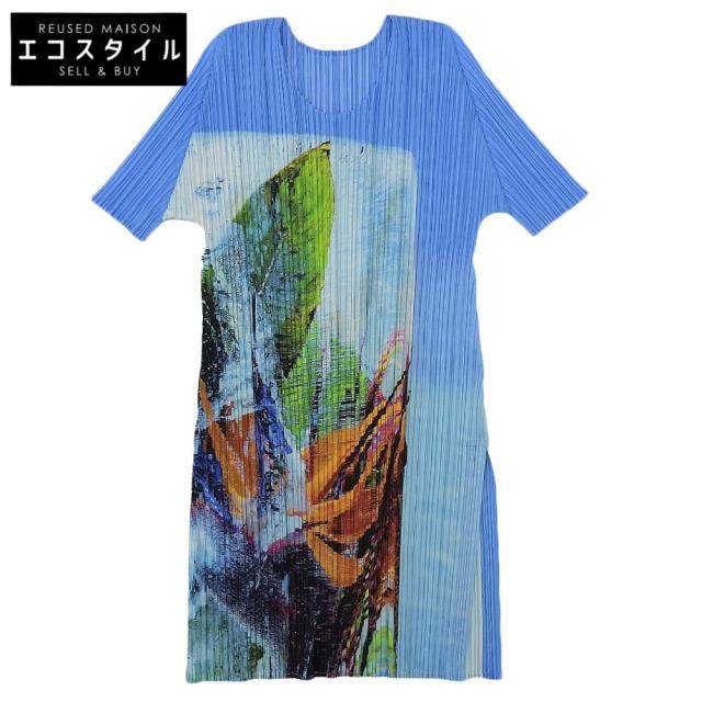 PLEATS PLEASE プリーツプリーズ トップス 36 ブルー レディース