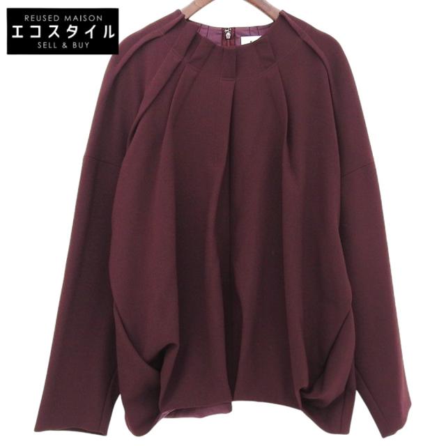 ENFOLD エンフォルド トップス 38 ボルドー レディース