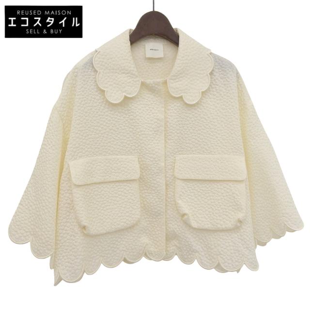 shirocon シロコン ジャケット 38 アイボリー レディース