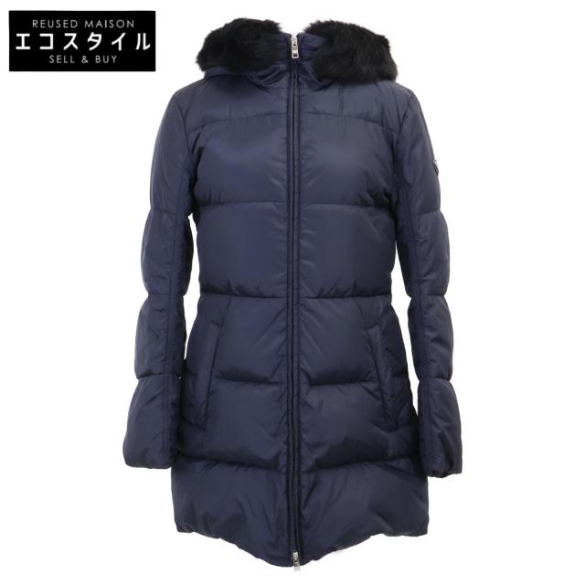 PRADA プラダ コート 38 ネイビー レディース