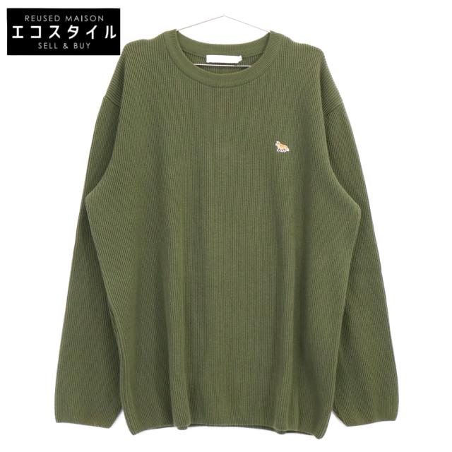 MAISON KITSUNE メゾンキツネ トップス ＸＬ カーキ メンズ