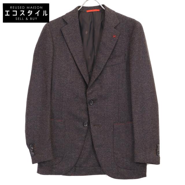 ISAIA イザイア ジャケット 44 ブラウン系 メンズ