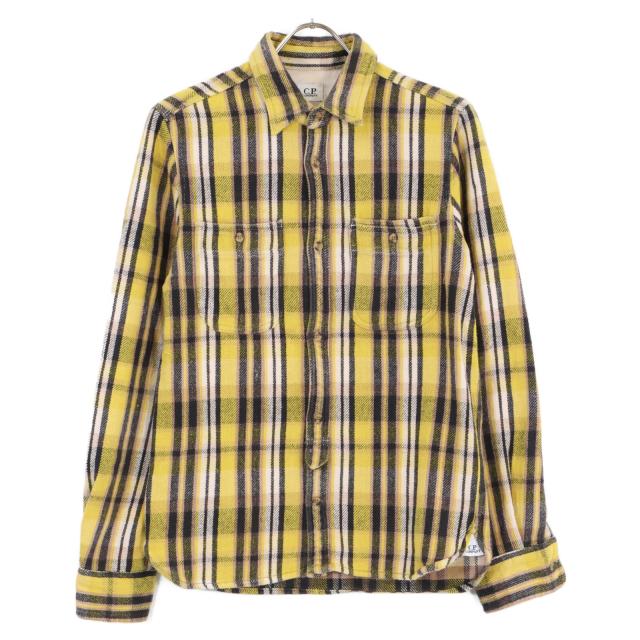 C.P.COMPANY シーピーカンパニー トップス S イエロー メンズ