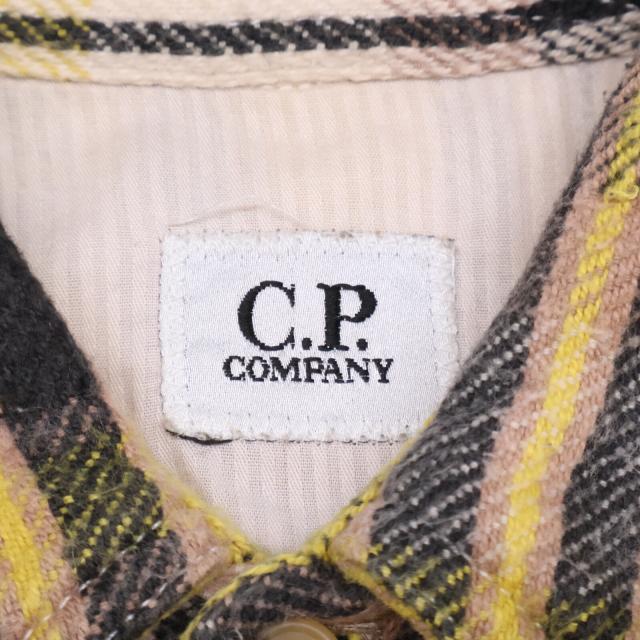 C.P.COMPANY シーピーカンパニー トップス S イエロー メンズ