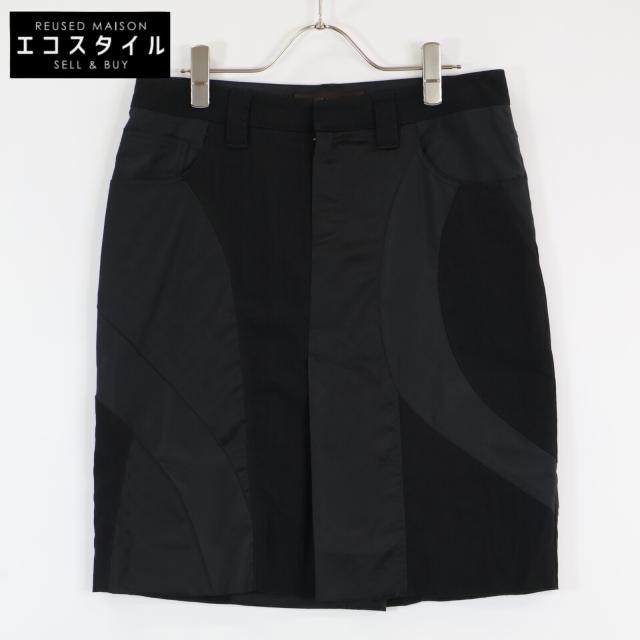 LOUIS VUITTON ルイヴィトン スカート 40 ブラック レディース