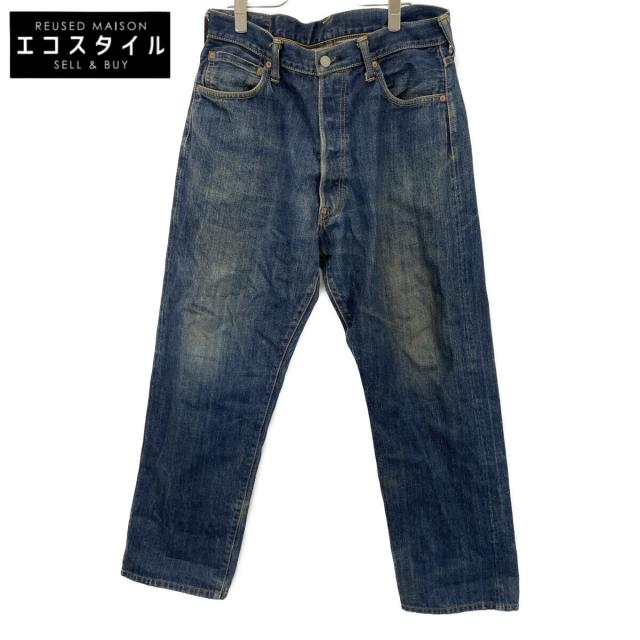 EVISU エヴィス ボトムス 34×35 ブルー メンズ