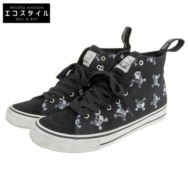 RUDE GALLERY ルードギャラリー シューズ 9H(US) ブラック/ホワイト メンズ