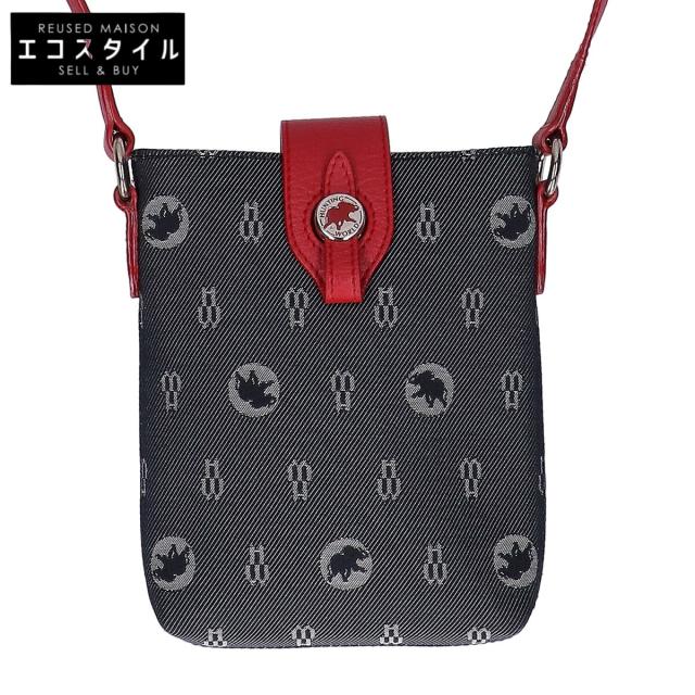 HUNTING WORLD ハンティングワールド ショルダーバッグ ブラック/レッド レディース