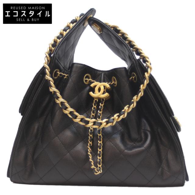 CHANEL シャネル ショルダーバッグ ブラック/GD金具 レディース