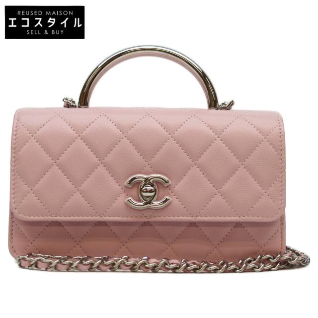 CHANEL シャネル ショルダーバッグ ピンク/SV金具 レディース