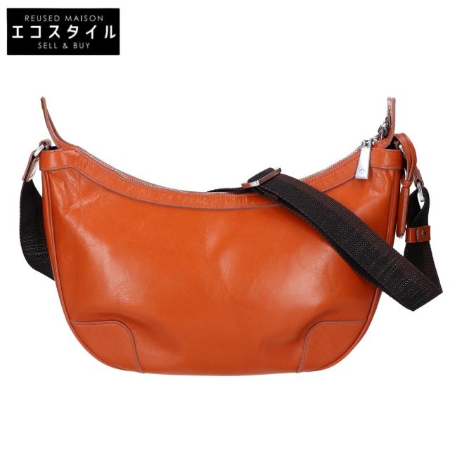aniary アニアリ ショルダーバッグ ダークオレンジ メンズ