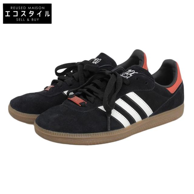 adidas アディダス シューズ 5 1/2(US) ブラック/レッド レディース