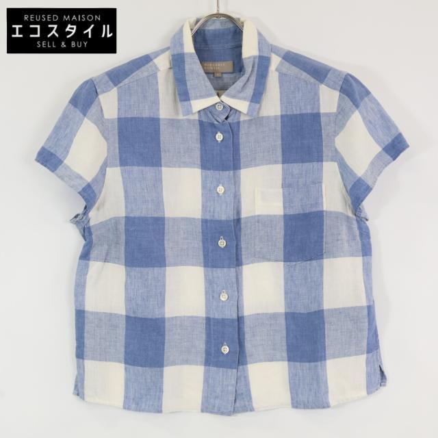 MARGARET HOWELL マーガレットハウエル トップス 2 ブルー/ホワイト レディース