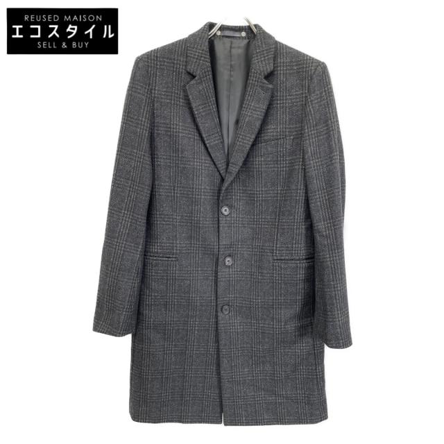 PS Paul Smith ピーエスポールスミス コート M ブラック チェック メンズ