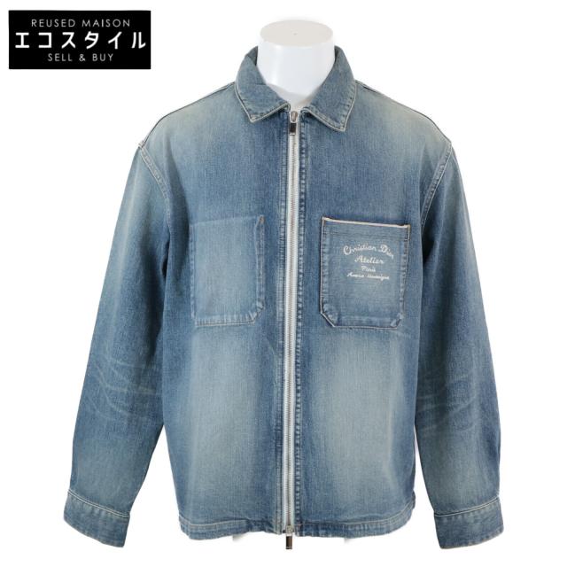 DIOR ディオール ジャケット 52 ブルー メンズ