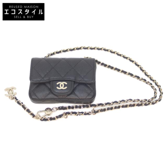 CHANEL シャネル ショルダーバッグ ブラック/GD金具 レディース