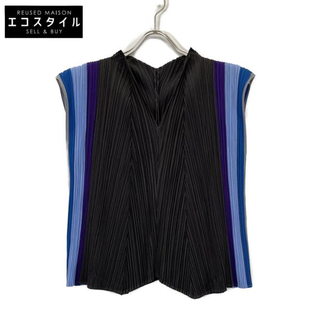 PLEATS PLEASE プリーツプリーズ トップス 3 ブラック ブルー パープル グレー レディース