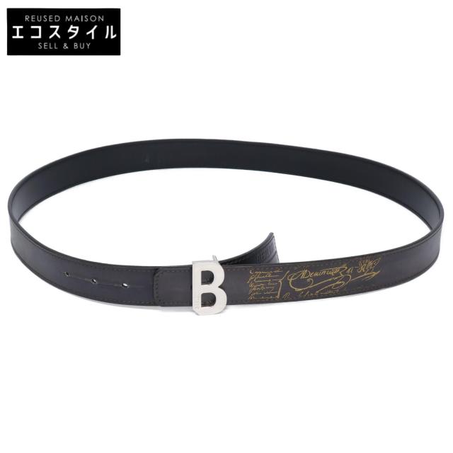 berluti ベルルッティ ベルト 100 40 ブラック系 メンズ