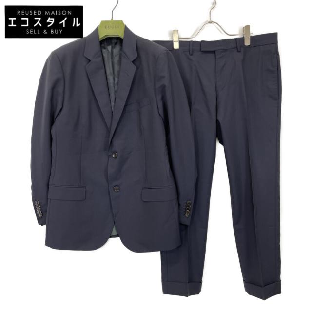 GUCCI グッチ スーツ セットアップ 50 ネイビー メンズ