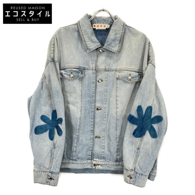 MARNI マルニ ジャケット 40 ブルー レディース