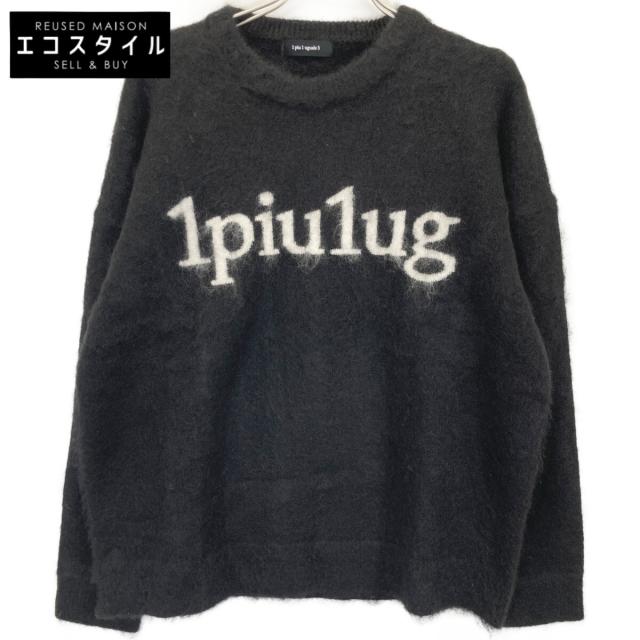 1piu1uguale3 ウノピゥウノウグァーレトレ トップス V ブラック メンズ