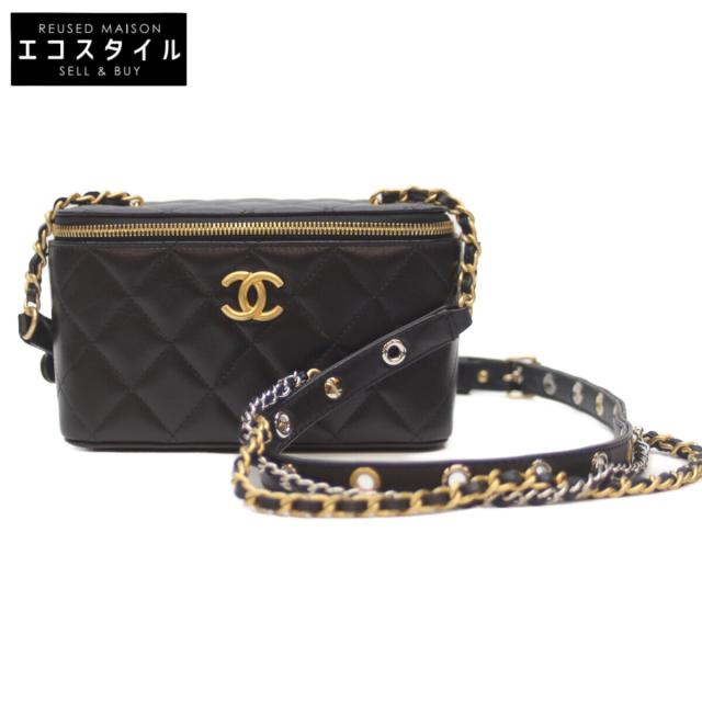CHANEL シャネル ショルダーバッグ ブラック/GD金具 レディース
