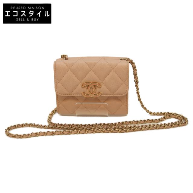 CHANEL シャネル ショルダーバッグ ピンク/GD金具 レディース