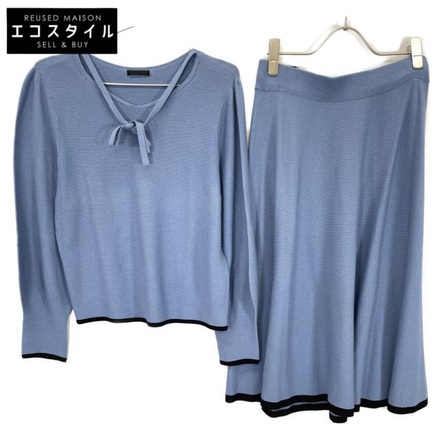 TO BE CHIC トゥービーシック スーツ セットアップ 42 ブルー レディース