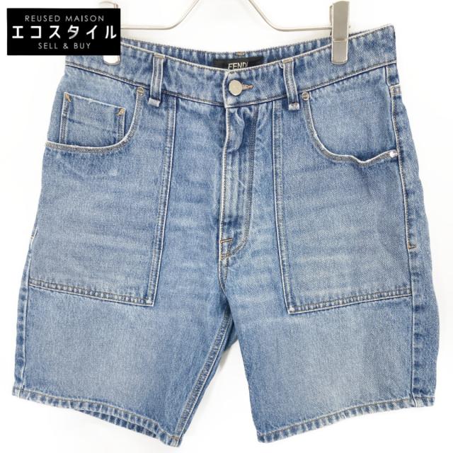 FENDI フェンディ ボトムス 32×34 ブルー メンズ