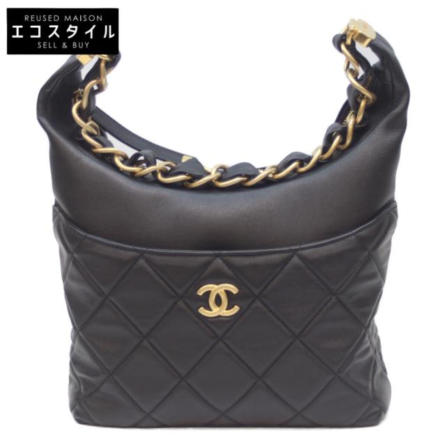 CHANEL シャネル ショルダーバッグ ブラック/GD金具 レディース