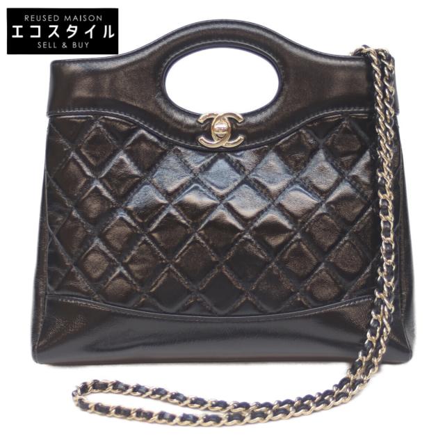 CHANEL シャネル ショルダーバッグ ブラック/GD金具 レディース