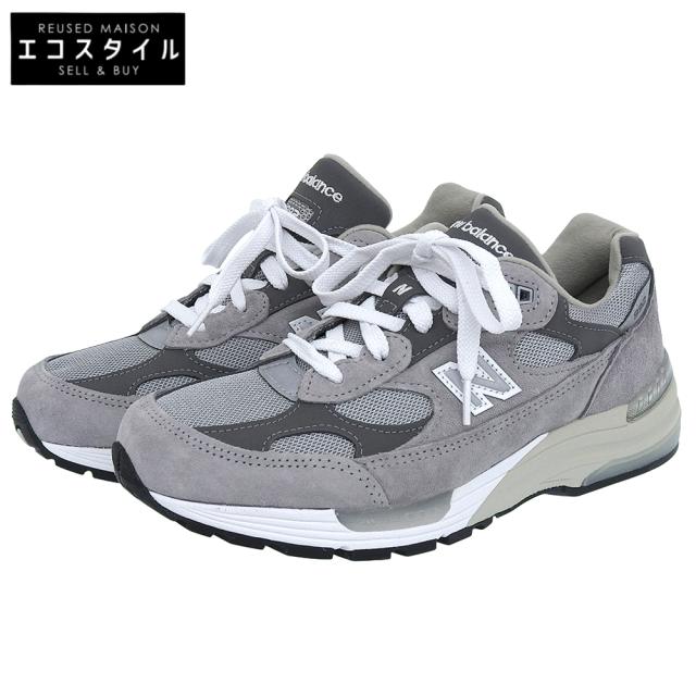 NEW BALANCE ニューバランス シューズ 7.5(US) グレー メンズ