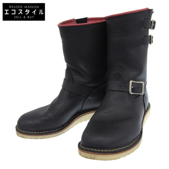 WESCO ウエスコ シューズ 9E ブラック メンズ