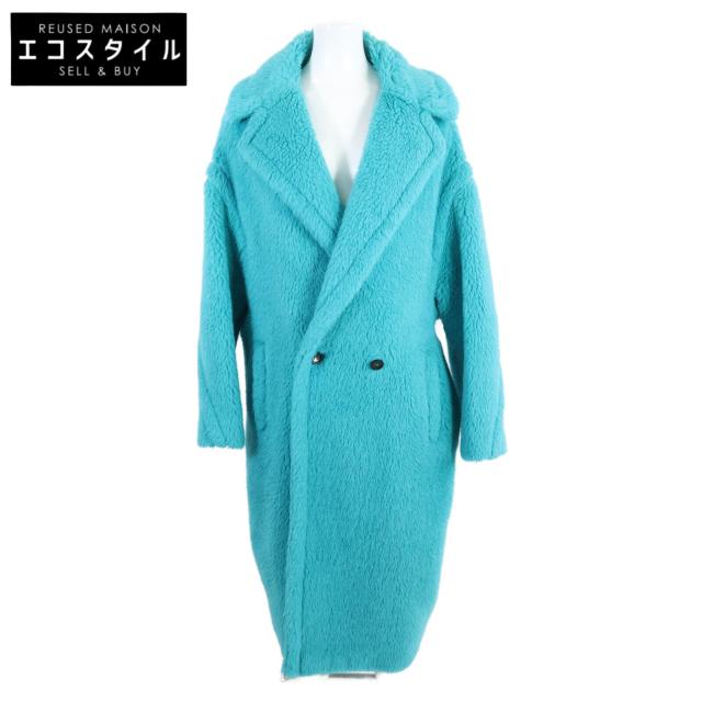 Max Mara マックスマーラ コート L ターコイズブルー レディース