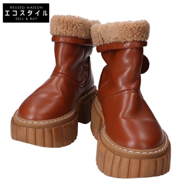 STELLA McCARTNEY ステラマッカートニー シューズ 37 ブラウン レディース