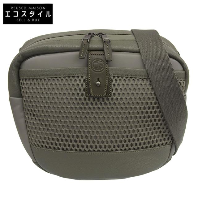 HUNTING WORLD ハンティングワールド ショルダーバッグ ライトグリーン メンズ