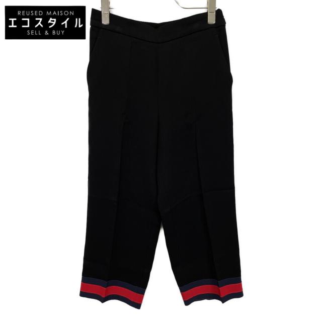 GUCCI グッチ ボトムス 40 ブラック レディース