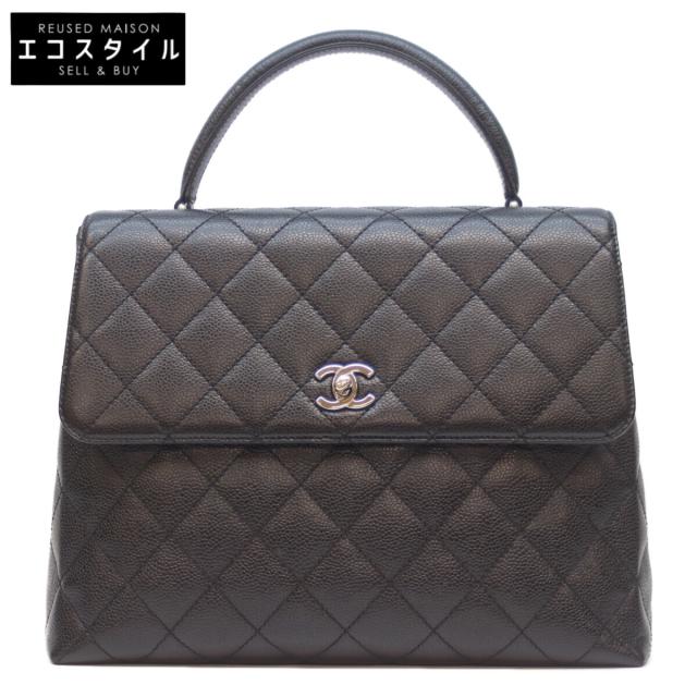 CHANEL シャネル ハンドバッグ ブラック/SV金具 レディース