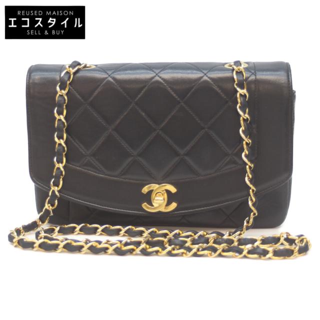 CHANEL シャネル ショルダーバッグ ブラック/GD金具 レディース