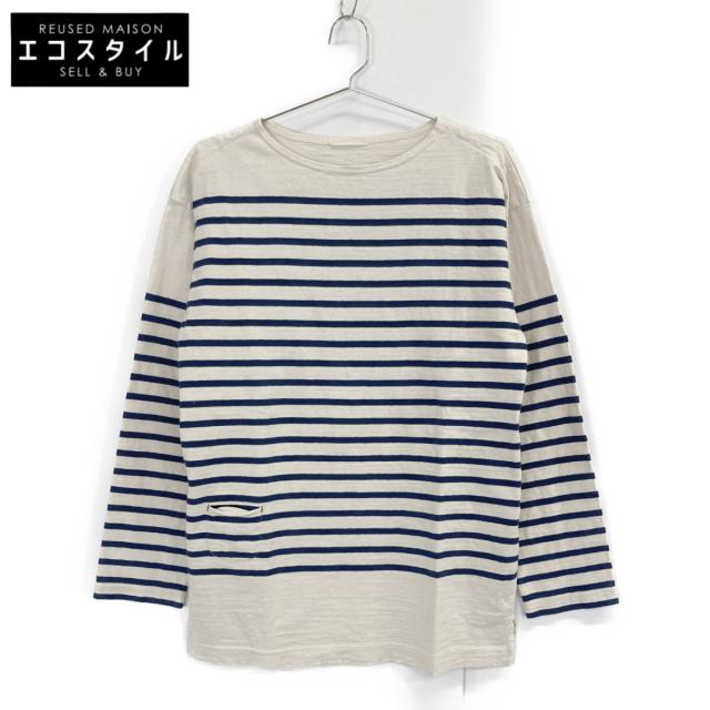 45R フォーティファイブ アール トップス 3 ホワイト／ブルー レディース