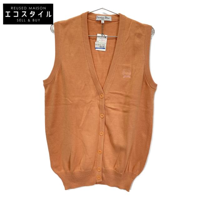 ChristianDiorSports クリスチャンディオールスポーツ ベスト L オレンジ レディース