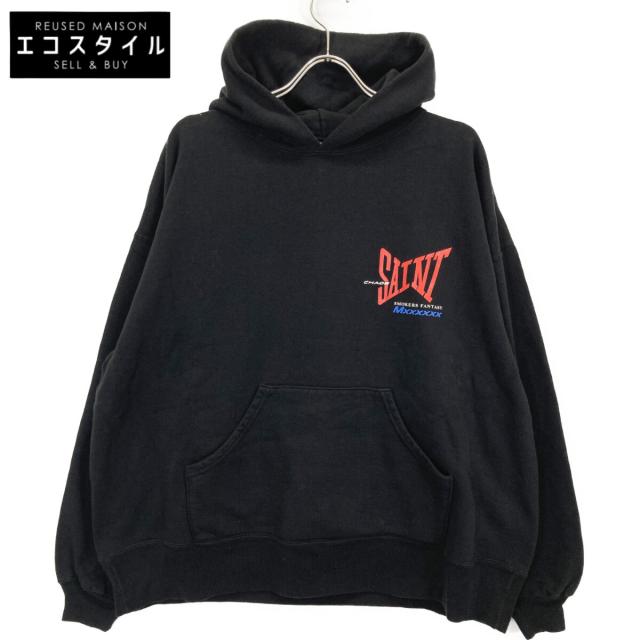 SAINT MICHAEL セントマイケル トップス XL ブラック メンズ