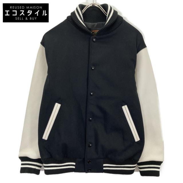 SKOOKUM スクーカム ジャケット S ブラック ホワイト メンズ