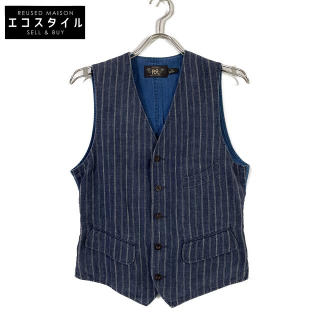 RRL ダブルアールエル ベスト ＸＳ インディゴ メンズ