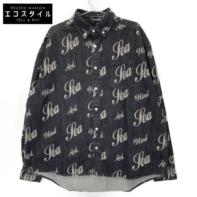 WIND AND SEA ウィンダンシー トップス L ブラック メンズ