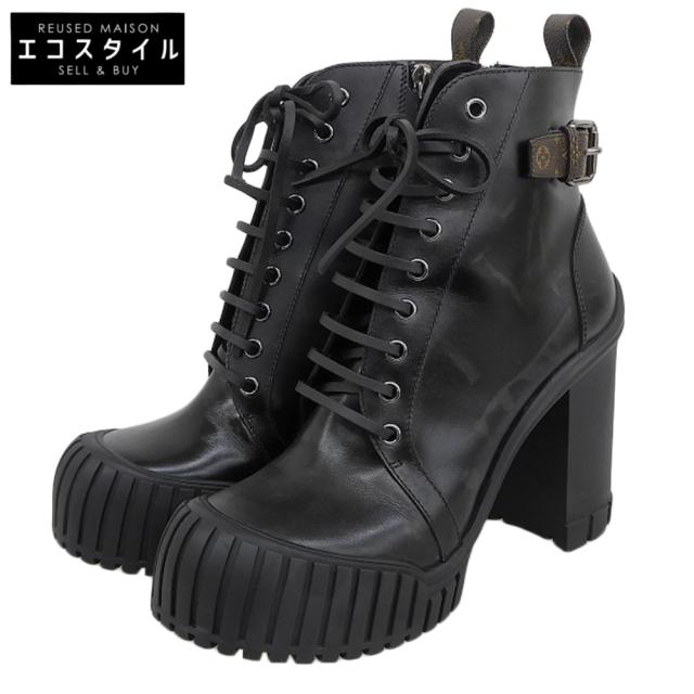 LOUIS VUITTON ルイヴィトン シューズ 40 ブラック レディース