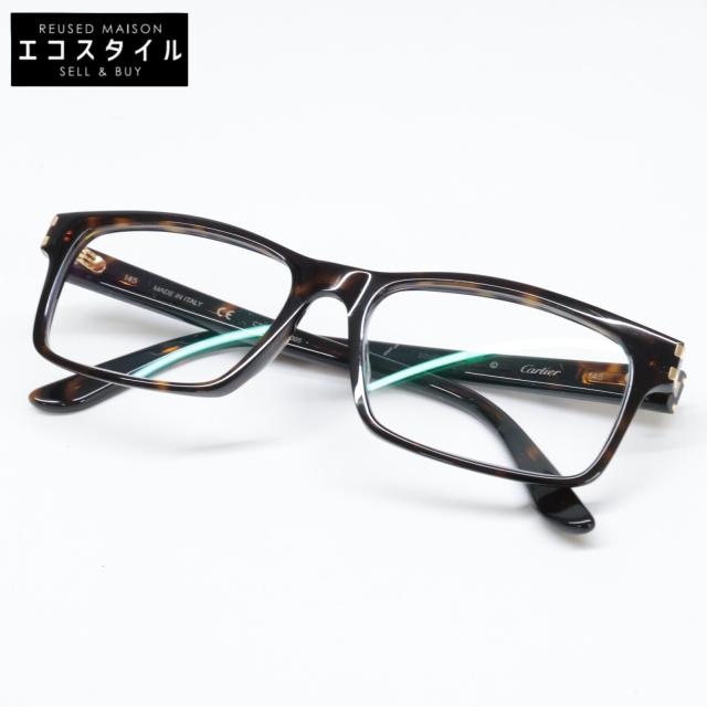 Cartier カルティエ 眼鏡 145 ブラウン系