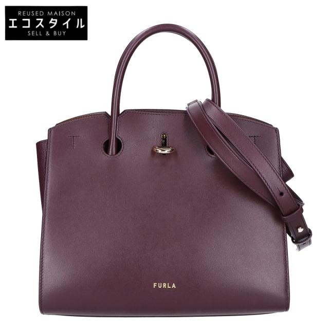 FURLA フルラ ハンドバッグ ボルドー レディース